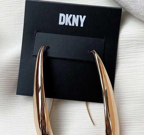 Бронь Новые серьги dkny крупные ориг