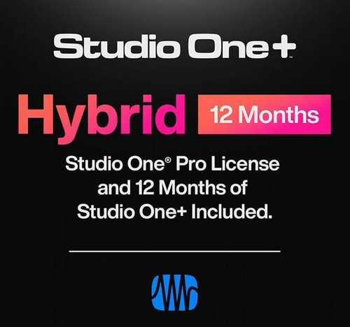 Presonus Studio one 7 plus hybrid на год
