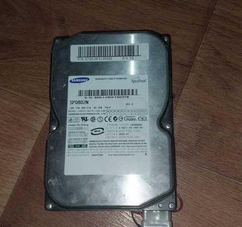 Жесткий диск бу 80Gb samsung SP0802N