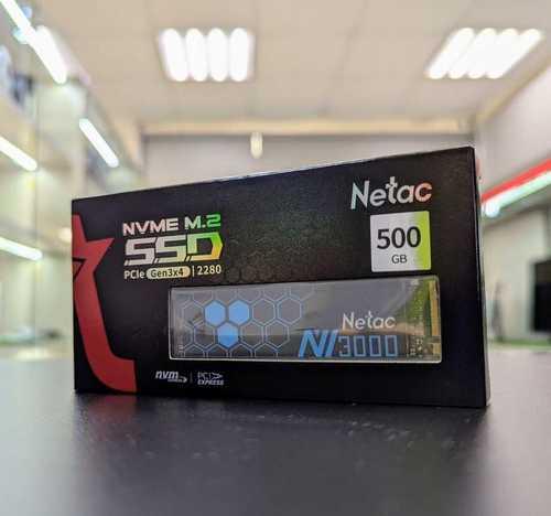 Netac SSD Nvme m2, gen3x4 500гб