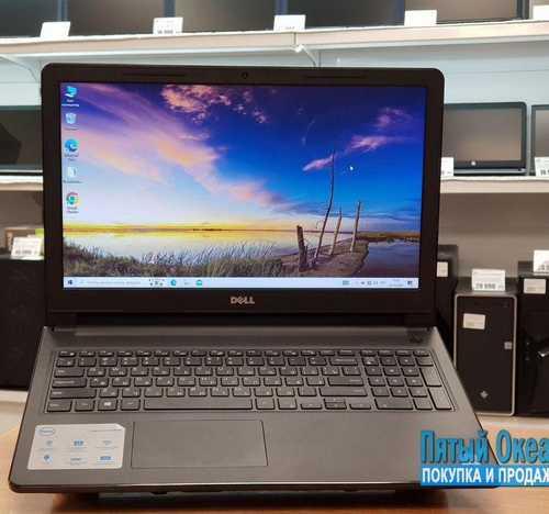 Ноутбук Dell 15 FHD, Core i3 7020U, DDR4 8Gb, SSD