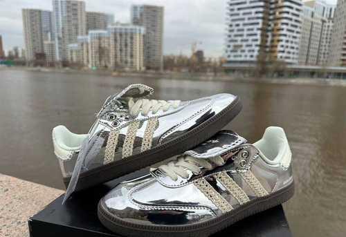 Кроссовки Adidas Samba Wales Bonner Silver