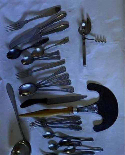 Ложки вилки ножи (капуста) половник СССР