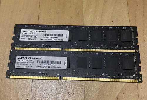 Оперативная память 16Gb DDR3 1866Mhz