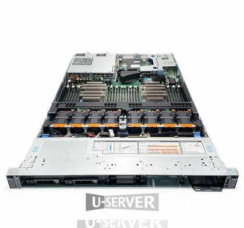 Сервер Dell R640 8*2.5 2*6151 64GB H740pm 2*750W EMC PowerEdge R640 1U Б/У