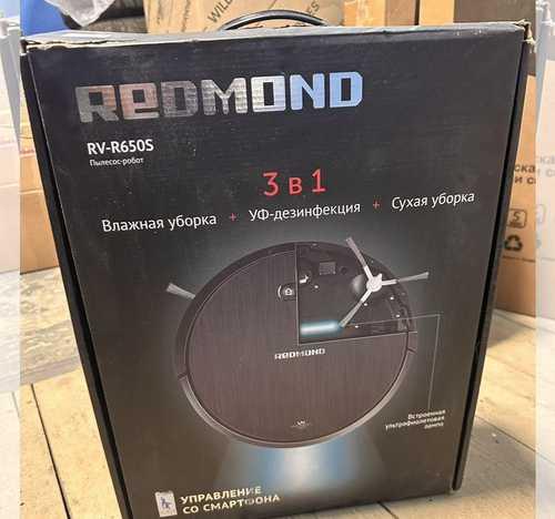 Робот пылесос redmond rv r650s моющий