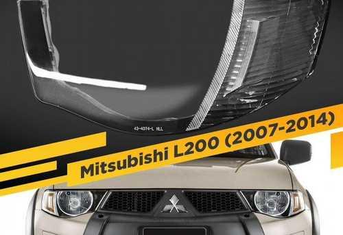 Стекло для фары Mitsubishi L200 (2007-2014) Левое