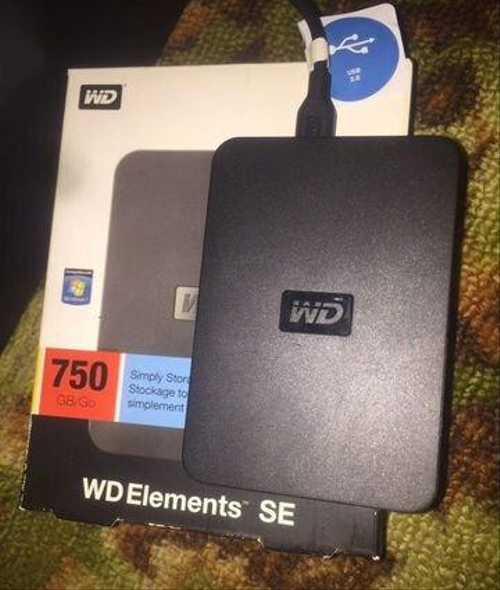 Внешний накопитель WD Elements SE
