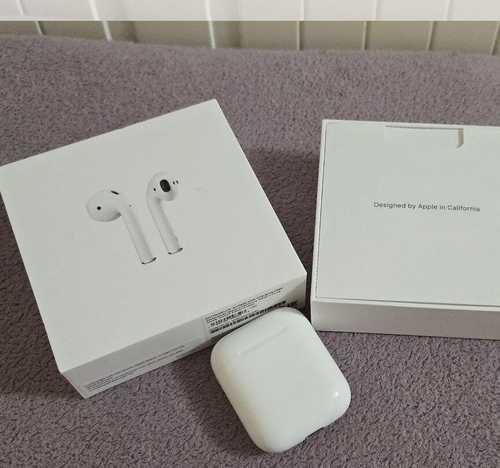 Беспроводные наушники apple airpods 1 б/у