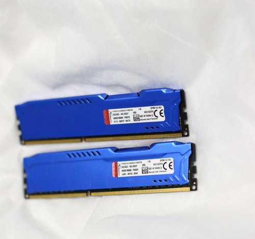 Оперативная память DDR3 HyperX fury Blue Series HX