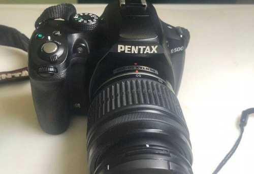 Зеркальный фотоаппарат pentax K500