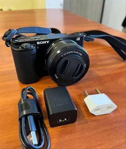Sony ZV-E10 + объектив kit 16-50mm