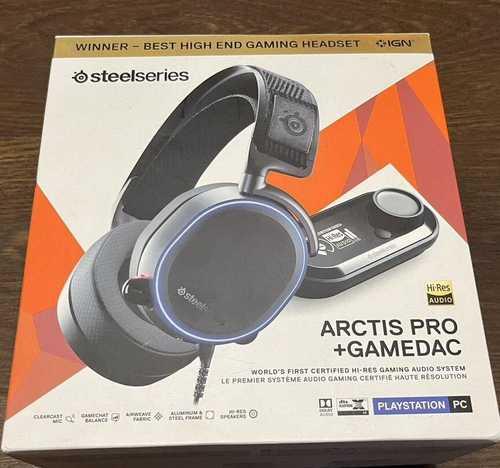 Наушники SteelSeries Arctis Pro + gamedac