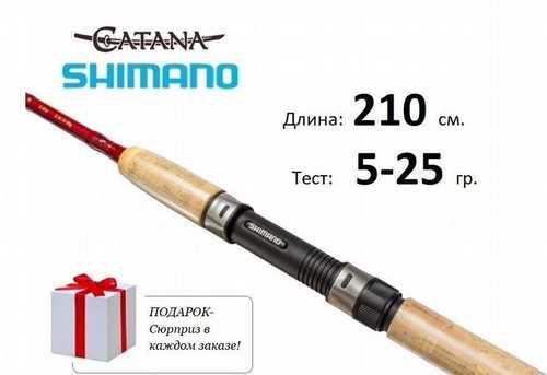 Спиннинг Shimano Catana 210 тест 5-25