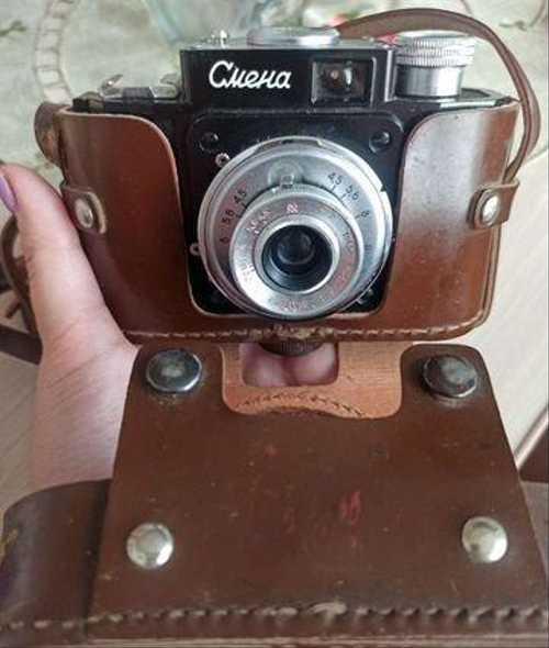 Плёночный фотоаппарат СССР Смена рабочий