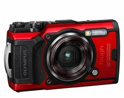 Цифровой фотоаппарат Olympus Tough TG-6 красный