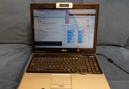 Ноутбук 15" Asus M51Kr: 2 ядра, 2.1 ггц, 4 гб, SSD