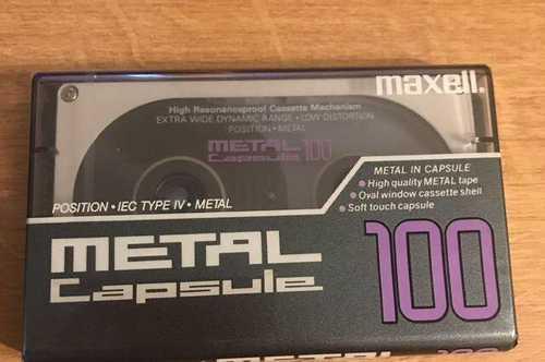 Аудиокассета Maxell Metal Capsule запечатанная