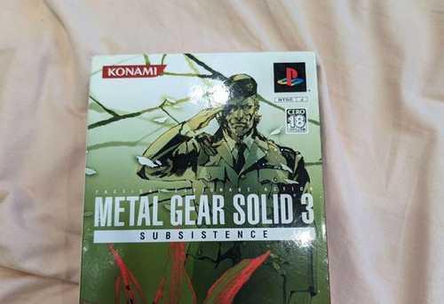 Metal Gear Solid 3 Subsistence Ps2 японская