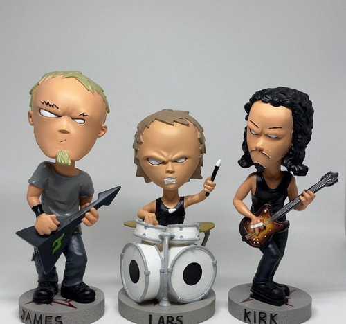 Фигуры«Metallicа»Bobbleheads 2003 года в коробках