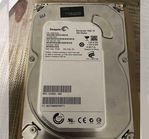 Жёсткий диск Seagate 320GB