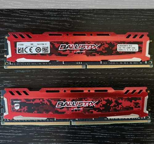 Оперативная память ddr4 16gb 2666 2x8