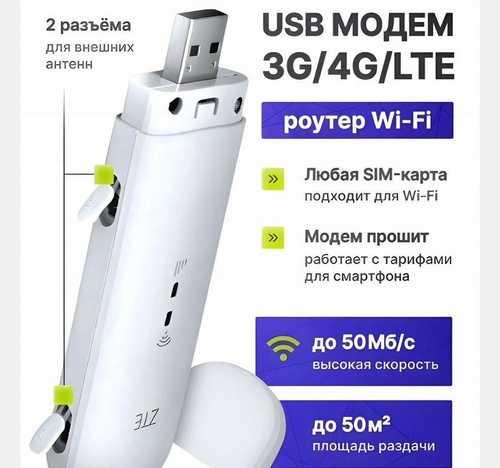 ZTE MF79U 4g модем   Wi-Fi