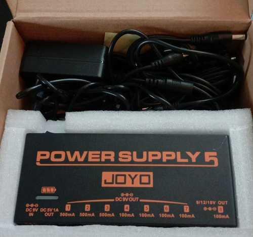 Блок питания для гитарных педалей power supply 5