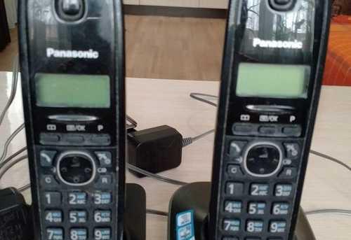 Радиотелефон panasonic с двумя трубками
