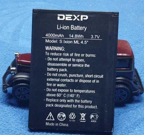 Dexp S Ixion ML 4.5". Аккумулятор. Новый