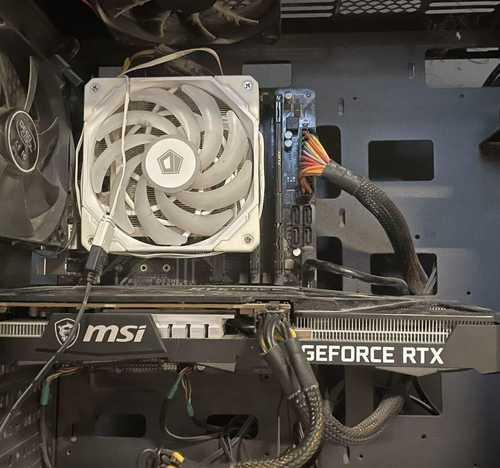 Материнка Gigabyte, i7 8700, rtx 3060ti msi