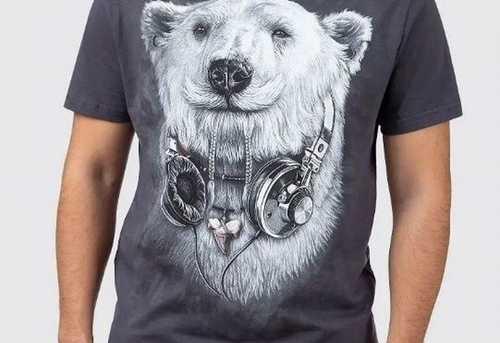 Мужская футболка со стильным медведем