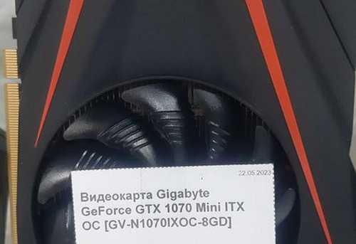 Видеокарта Gigabyte GeForce GTX1070 Mini ITX OC\вг