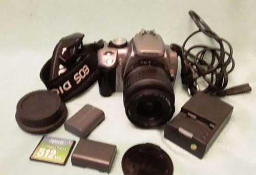 Зеркальный фотоаппарат canon EOS 350 D