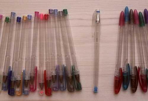 Ручки цветные без пасты. Для гелиевых.Цена за все