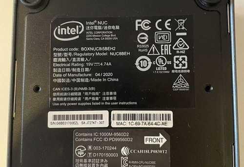 Intel Мини-пк NUC 8