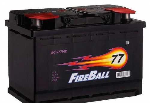 Аккумулятор автомобильный Fire Ball 77Ач обрат.пол