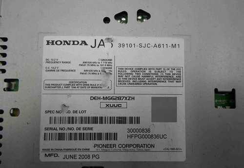 Магнитола Honda Ridgeline 1 39101sjca611M1