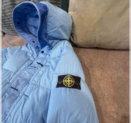 Stone Island junior удлиненная куртка пуховик