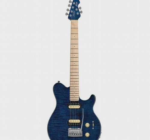 Электрогитара Sterling by Music Man S.U.B. Axis Flame Maple Top Neptune Blue