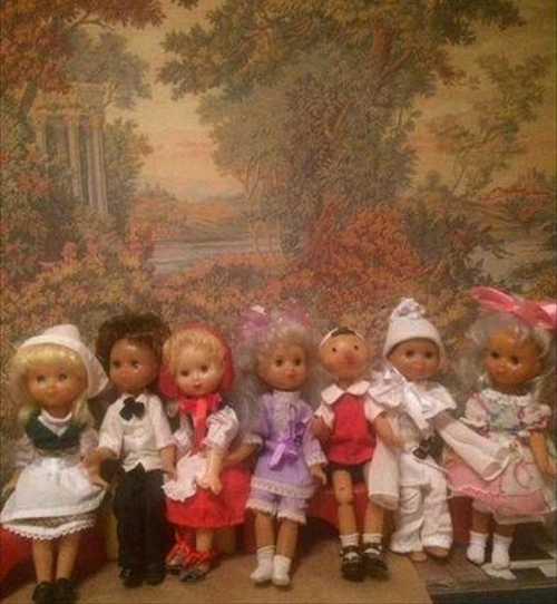 Куклы СССР шарнирные. Карнавал