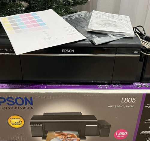 Идеальный Оригинальный принтер Epson L805 с Wi-Fi