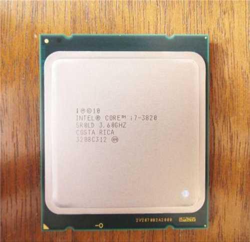 Процессор intel core i7 3820