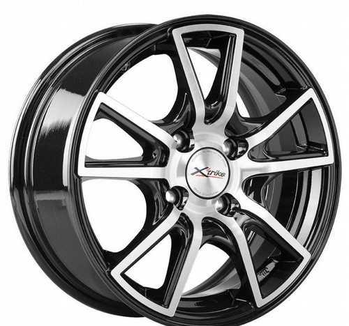 R14 4x100 6J ET38 D67,1 X'trike X-104 BK/FP