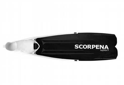 Ласты белые Scorpena F1 - Sport (Чёрный,39/40)