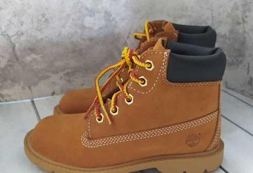 Ботинки Timberland рыжие 30 р Оригинал новые