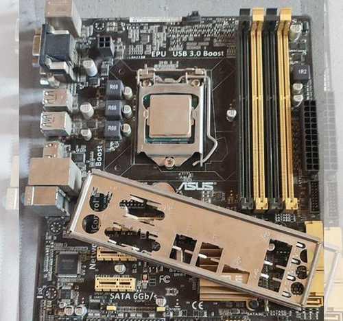 Материнская плата asus b85m-g 1150