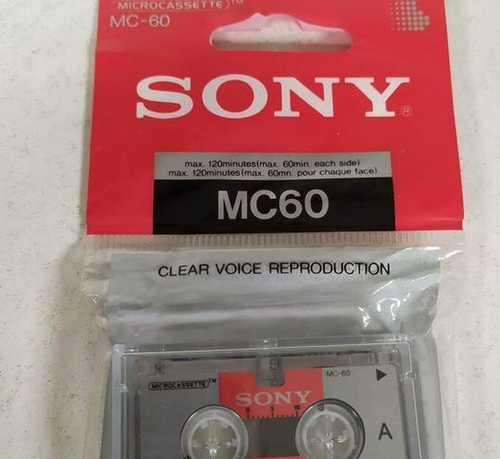Новая запечатанная кассета Sony MC-60