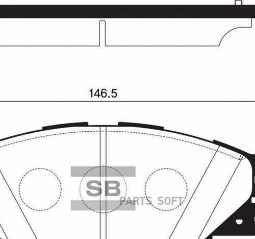 Sangsin brake SP2138 Колодки торм.пер