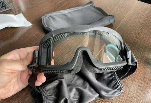 Защитные очки Гром Deluxe, 3 сменные линзы (Black)